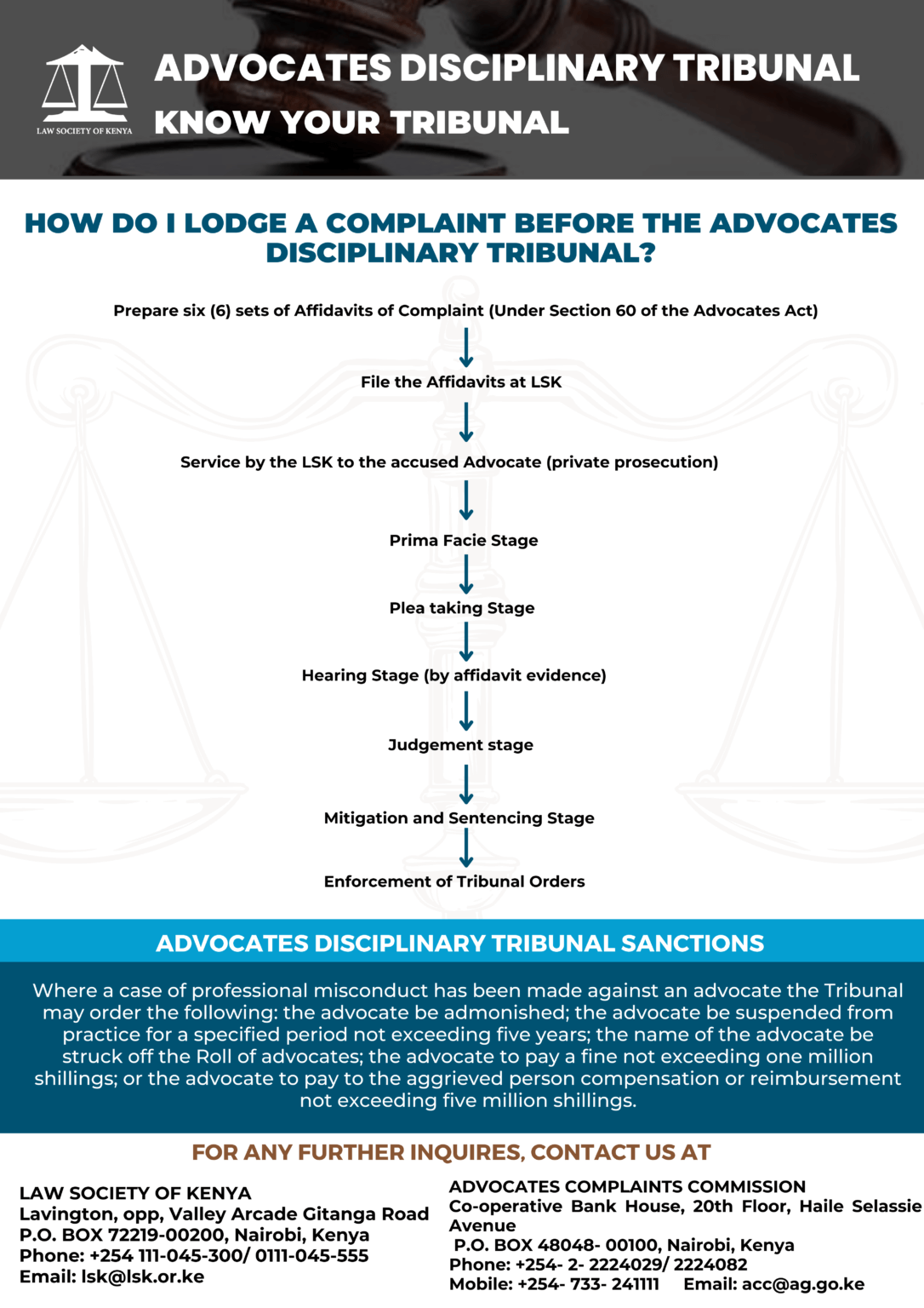Complaints Against Advocates - The Law Society of Kenya